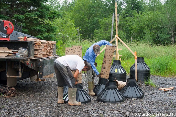 Photos of Bigfoot Systems Footing Forms on the job