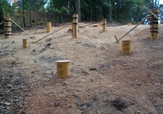 Photos of Bigfoot Systems Footing Forms on the job